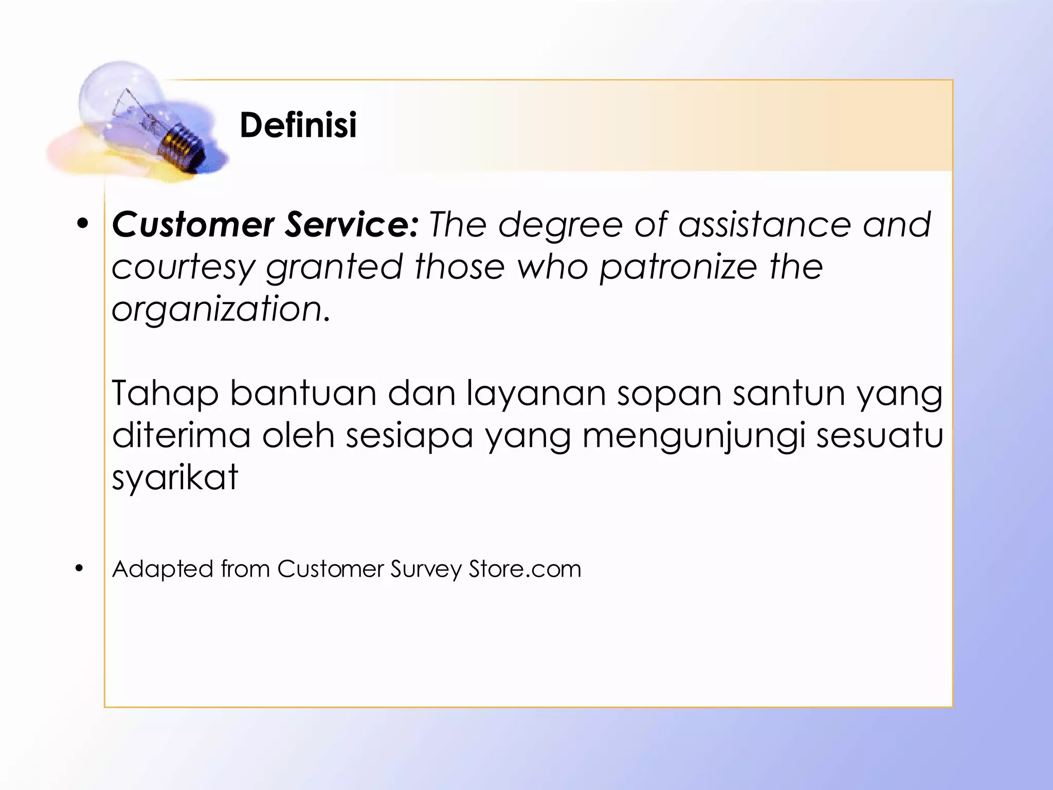 Customer Service Training | PPT