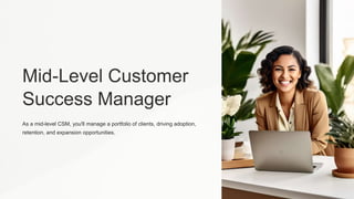 Customer Success Manager job description | PPT