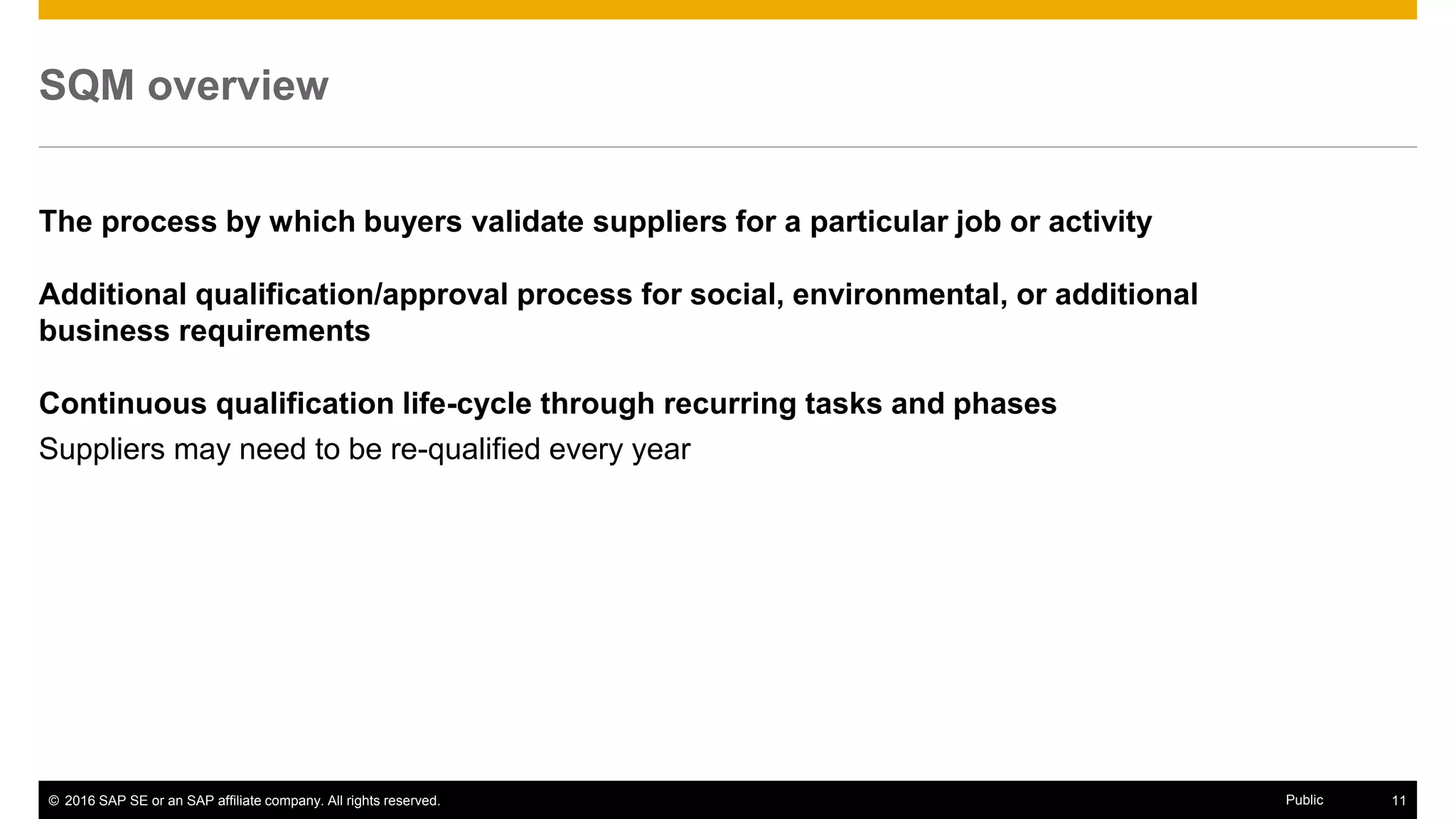Supplier Qualification Management: A New Tool in the Supplier ...