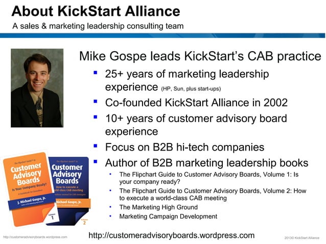 Customer advisory boards best practices | PPT | Sales | Business