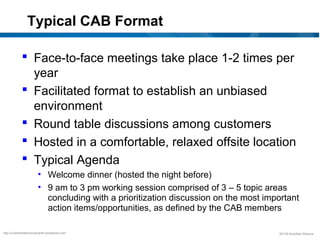Customer advisory boards best practices | PPT