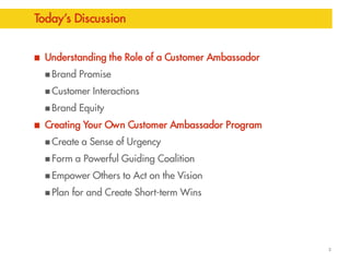 Customer Ambassadors Final Marketing In The Oilfield | PDF