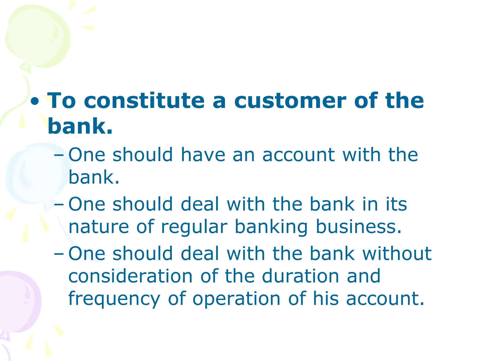 Customer and Banker Relationship overview.ppt