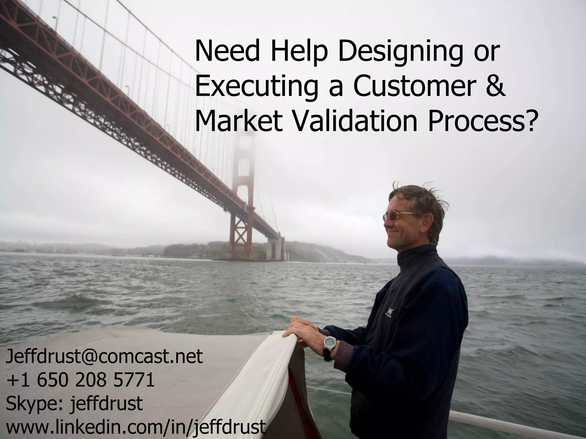 Customer And Market Validation Ppt