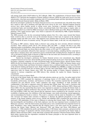 Customer awareness and satisfaction of islamic retail products in ...