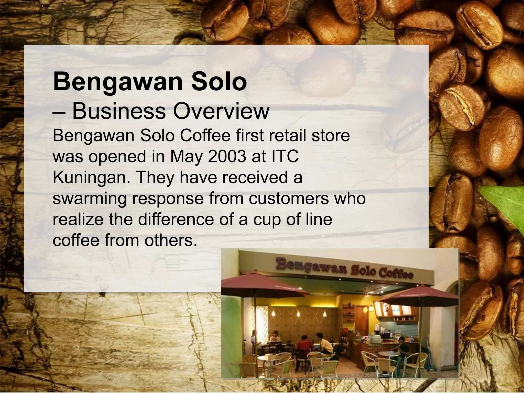 Customer Behavior Bengawan Solo Coffee | PPTX | Food & Drink