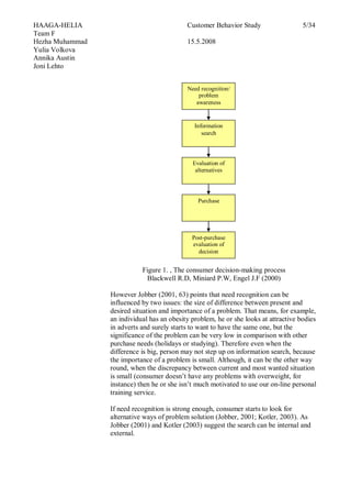 Customer Behavior Report | PDF | Physical Therapy | Wellness