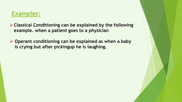 Customer behaviour, deatils of Classical Conditioning and Operant ...