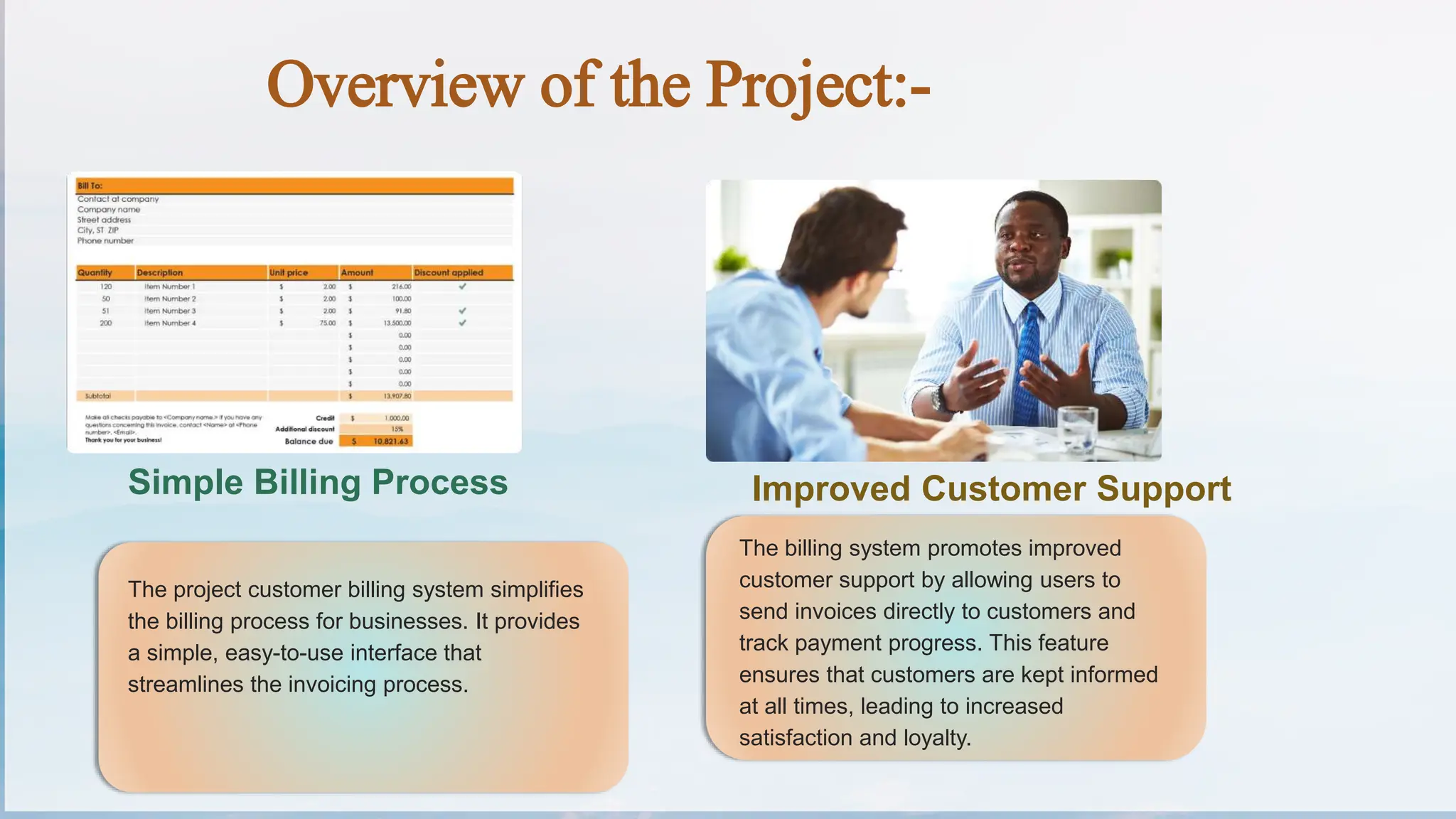 Customer BIlling system PPyT.pptx