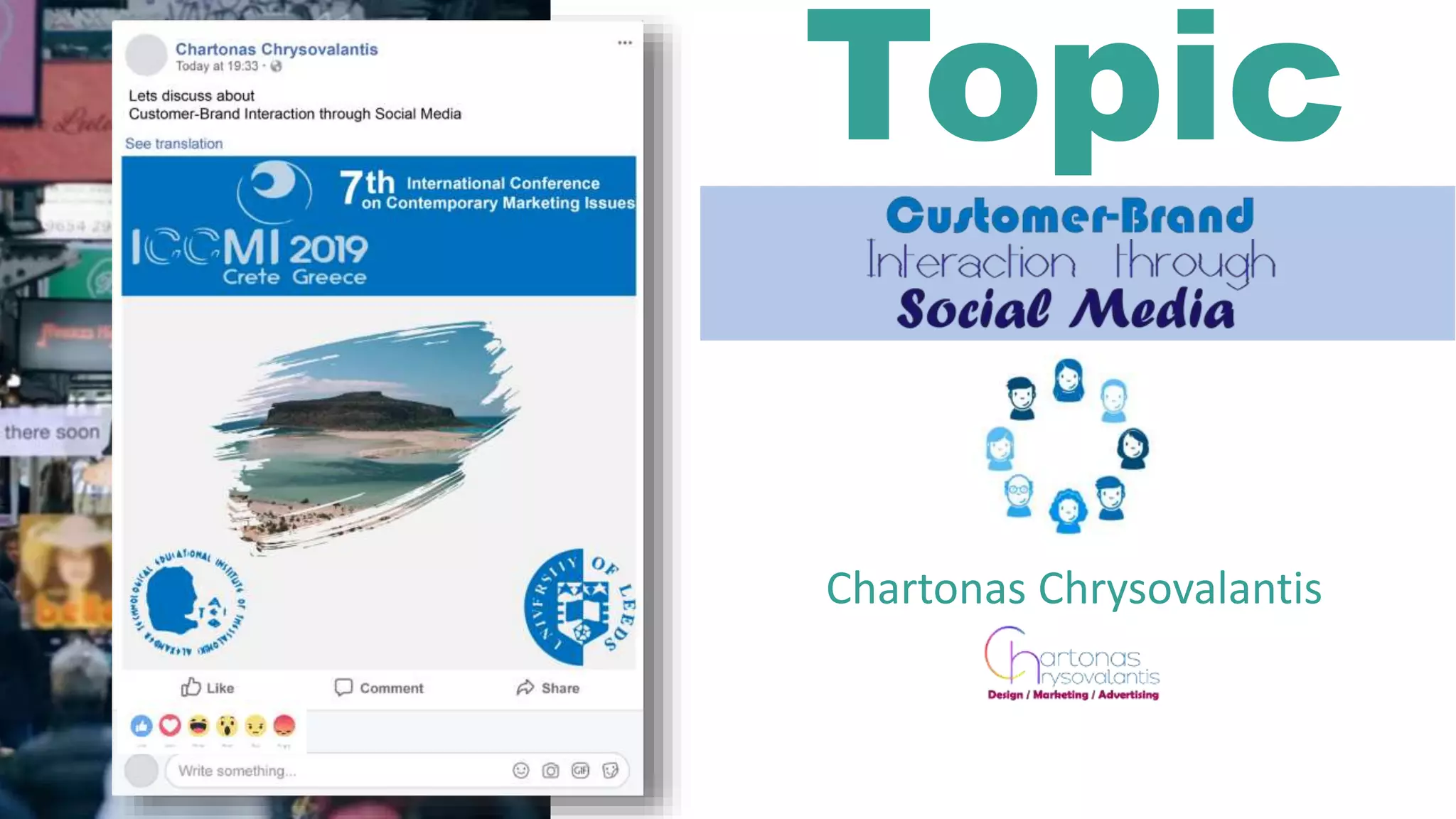 Customer brand interaction through social media | PPT