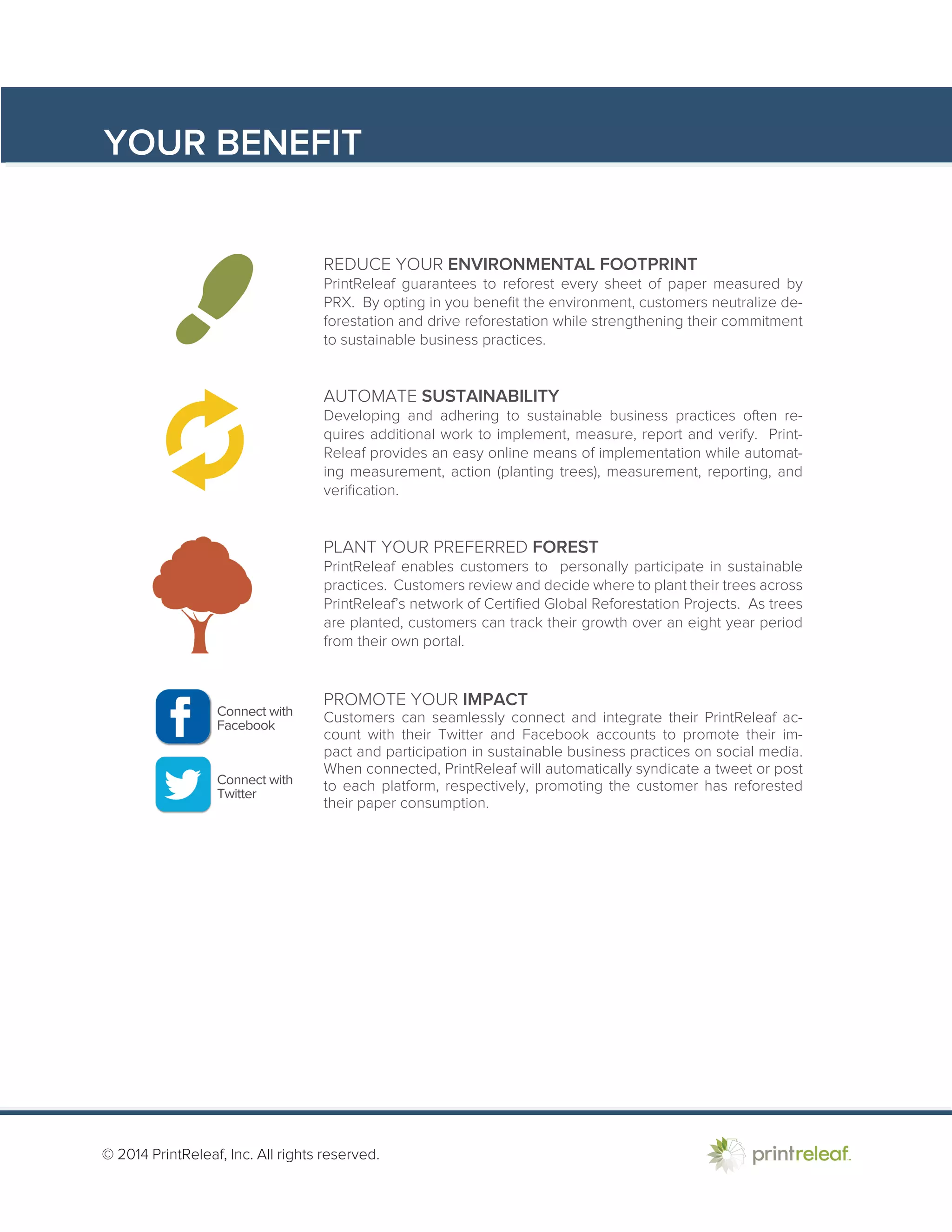 PrintReleaf Customer Brochure | PDF