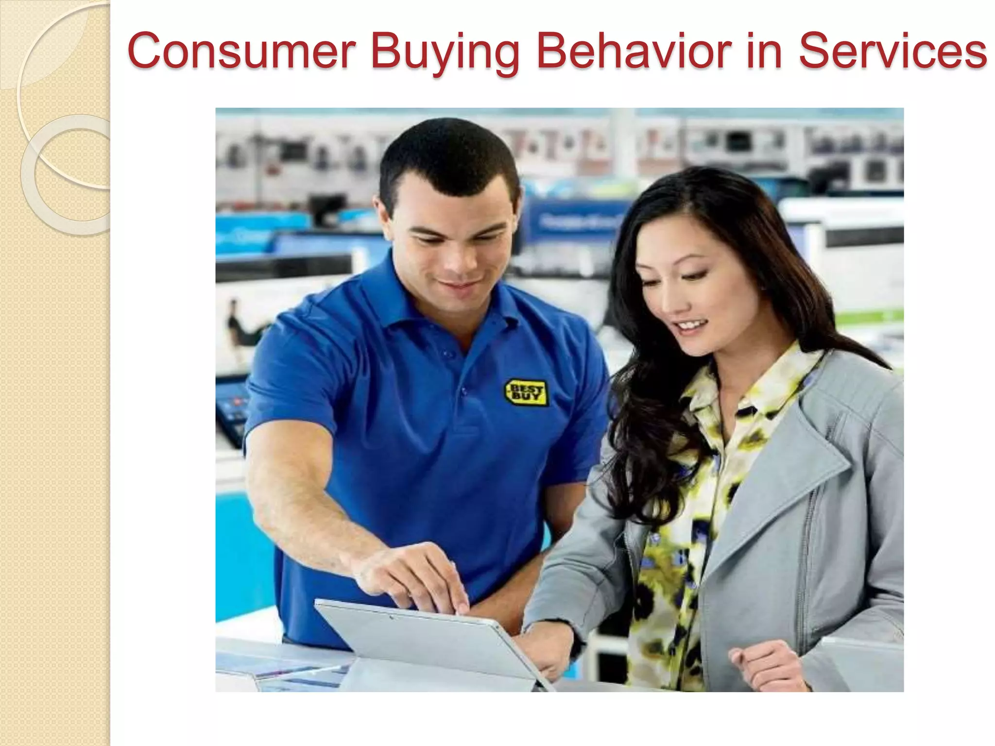 Customer buying behavior in services | PPT