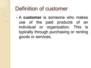 Customer care and compalin handling | PPTX