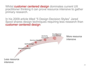 Customer Centered Design - Briefly Explained | PDF