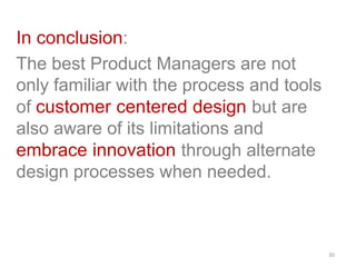 Customer Centered Design - Briefly Explained | PDF