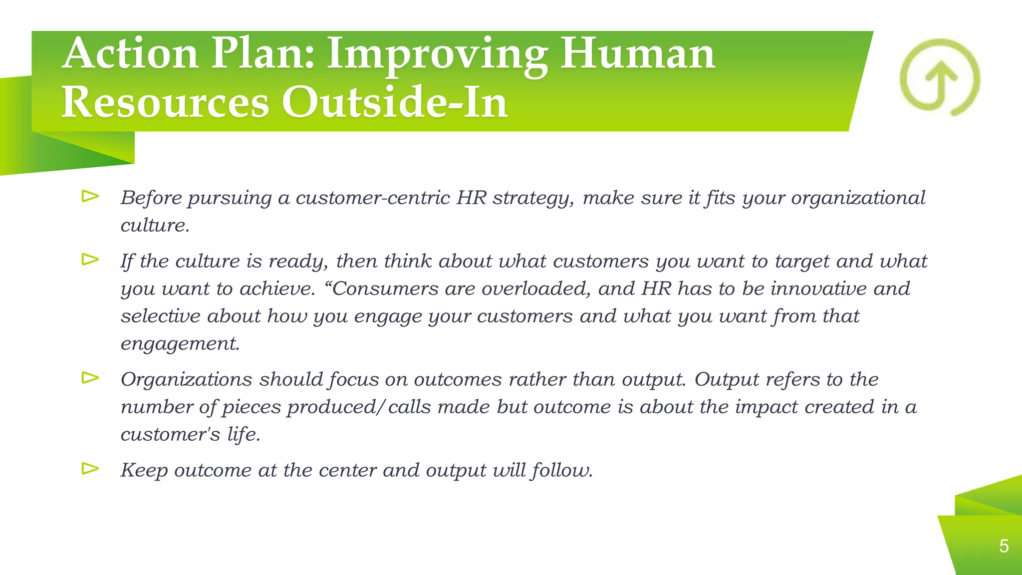 Customer centric hr practices | PPTX