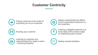 Customer centricity presentation | PPTX