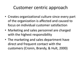 Customer centric marketing | PPTX