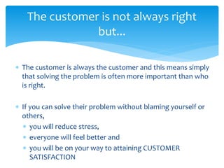 Handling Customer Complaints | PPTX