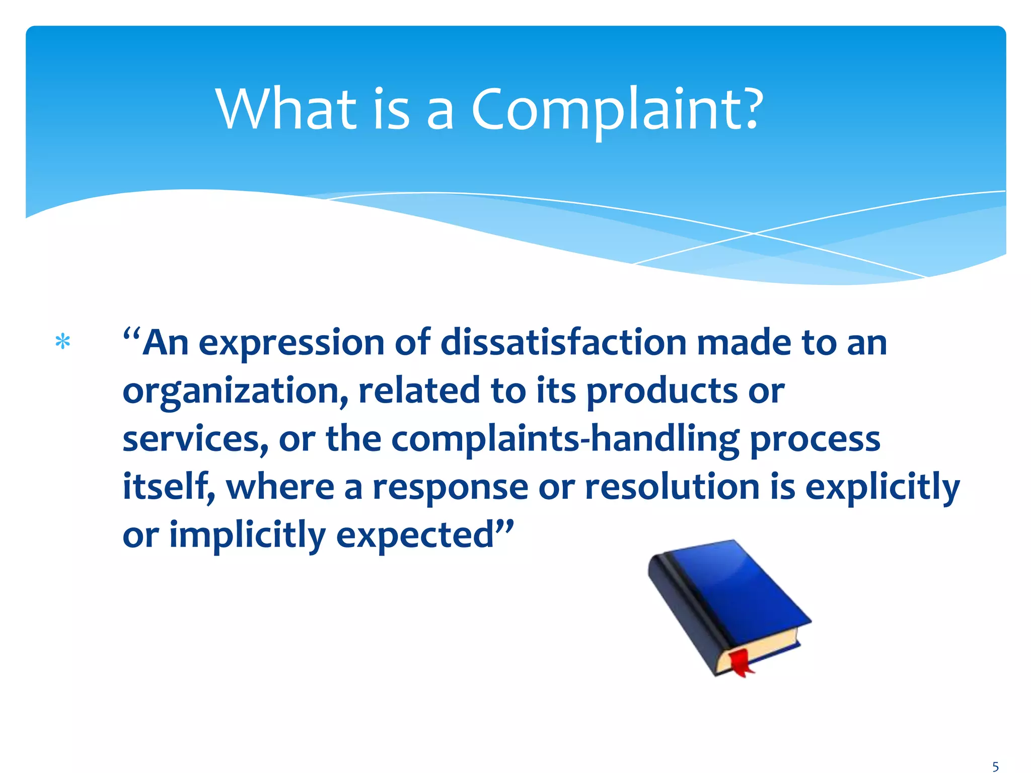 Customer Complaint Management | PPTX