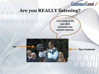 Customer Count Overview Using Images To Tell The Story | PDF