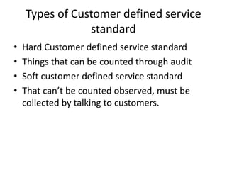 Customer defined standard | PPTX