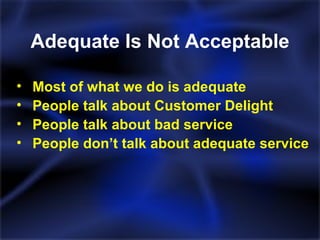 Customer Delight | PPT