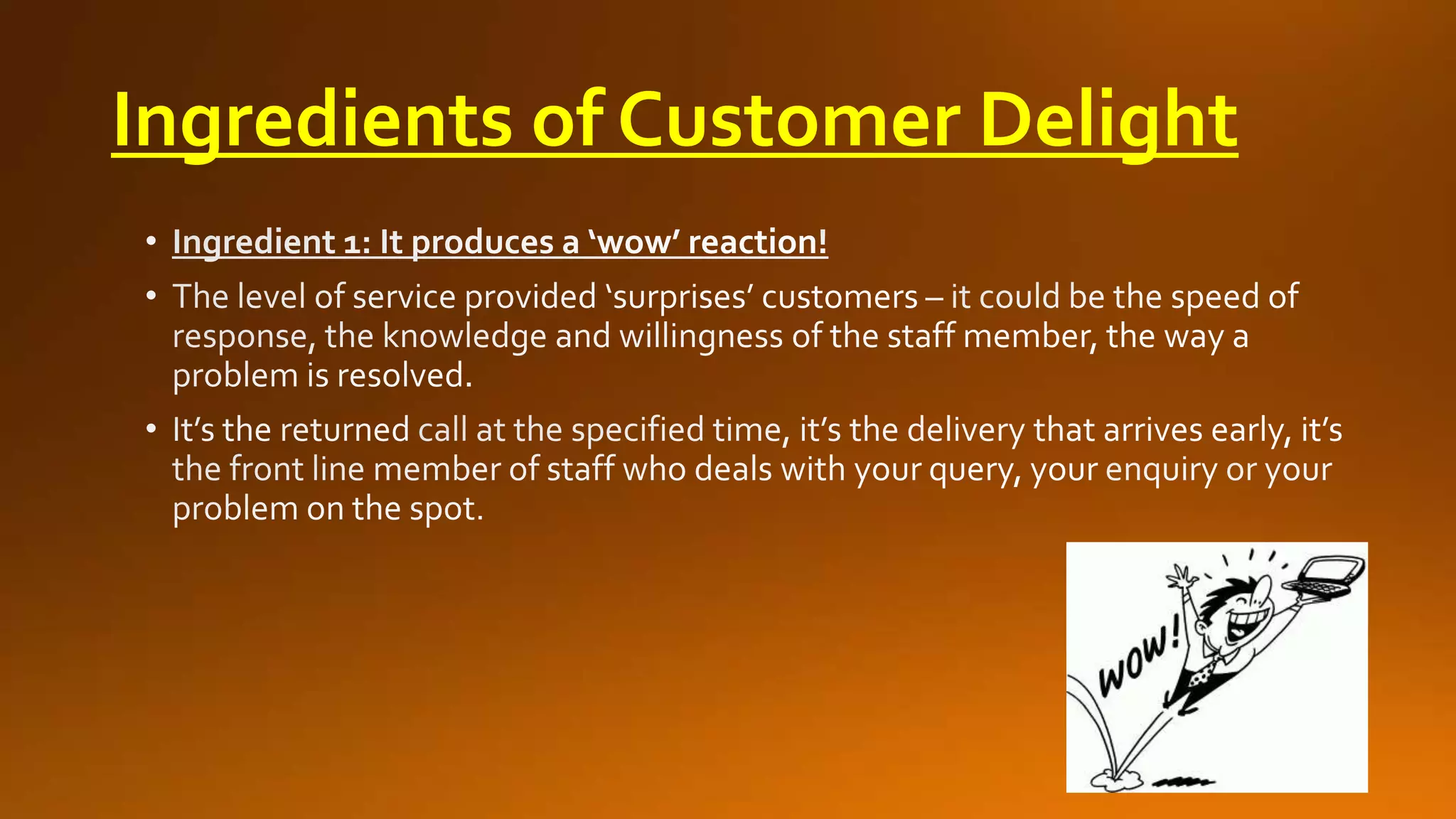 Customer delight | PPTX