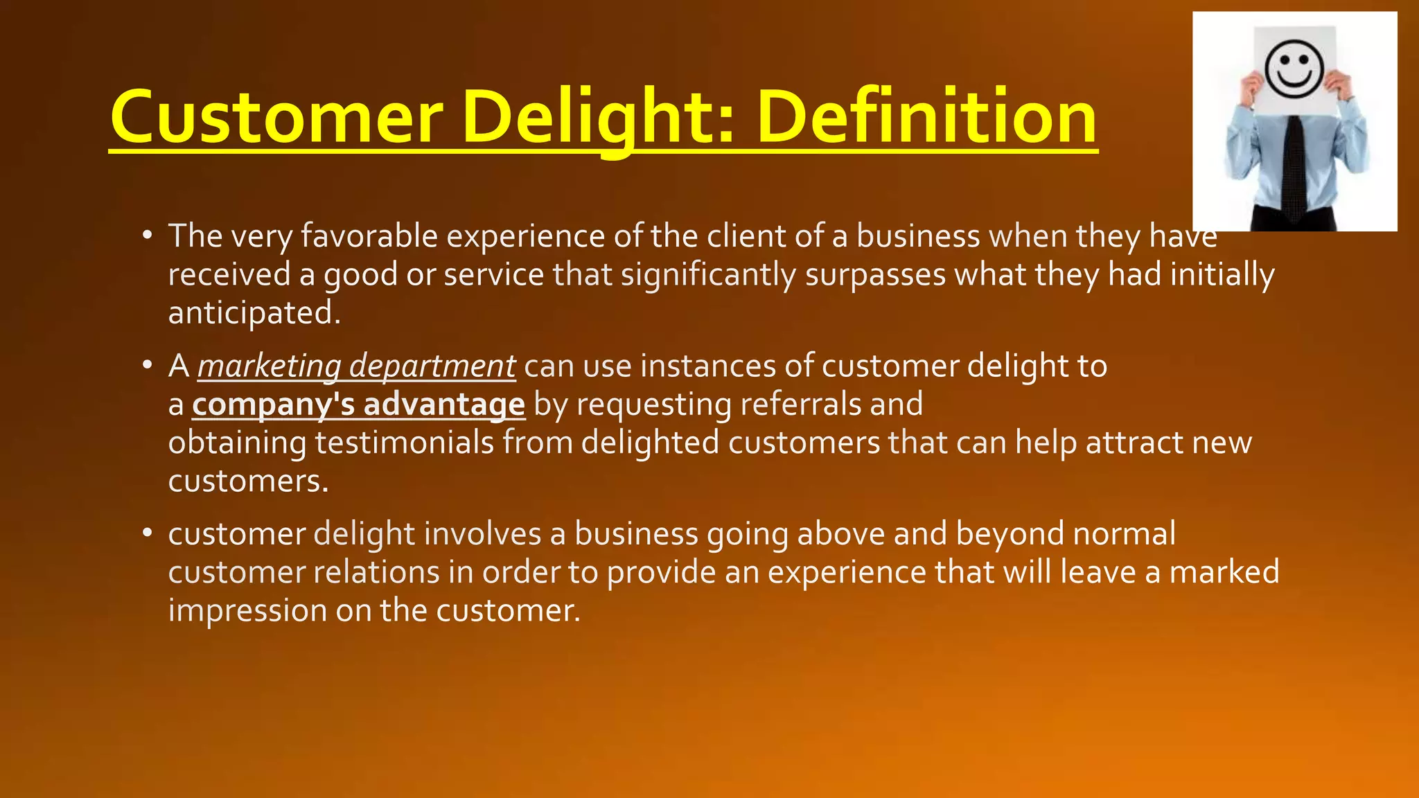 Customer delight | PPTX