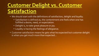 Customer delight | PPTX