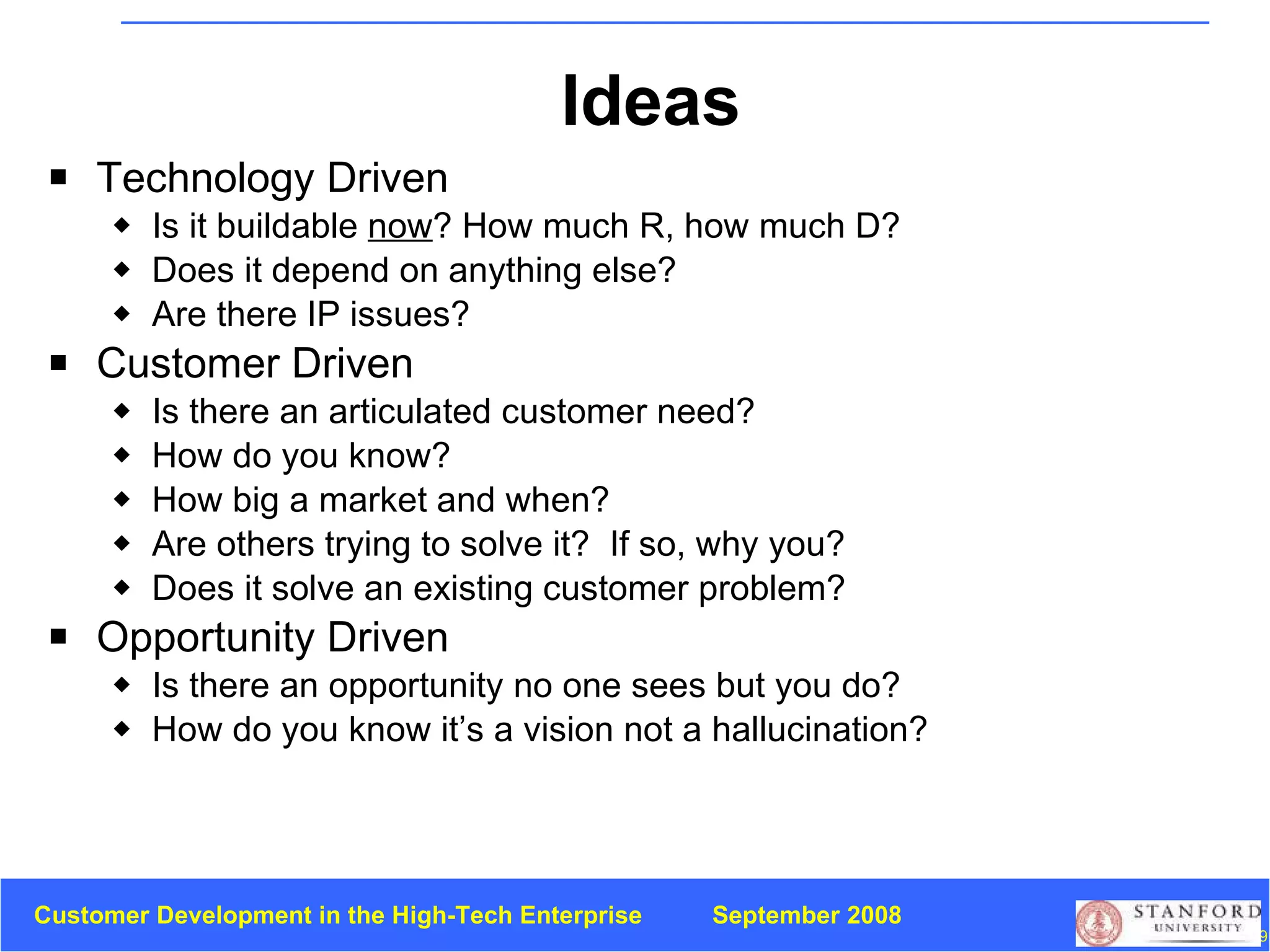 Customer Development Methodology | PPT