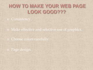 Customer effective web design new | PPT