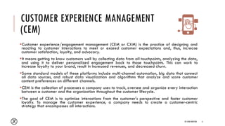 Customer Engagement Management | PDF