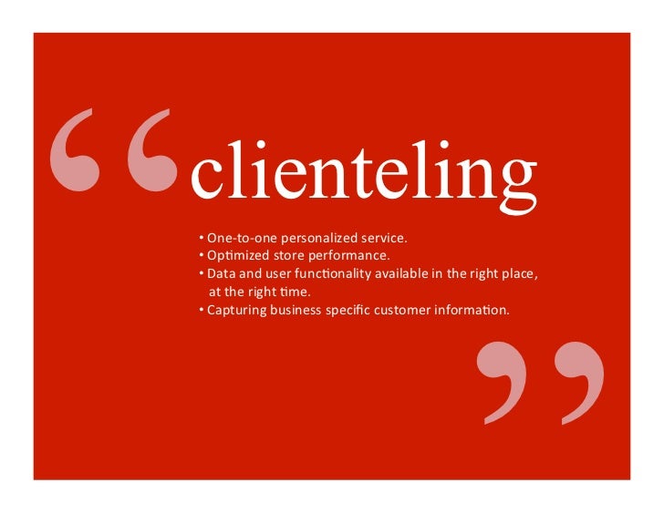 Customer Engagement Masterclass: In-Store Clienteling