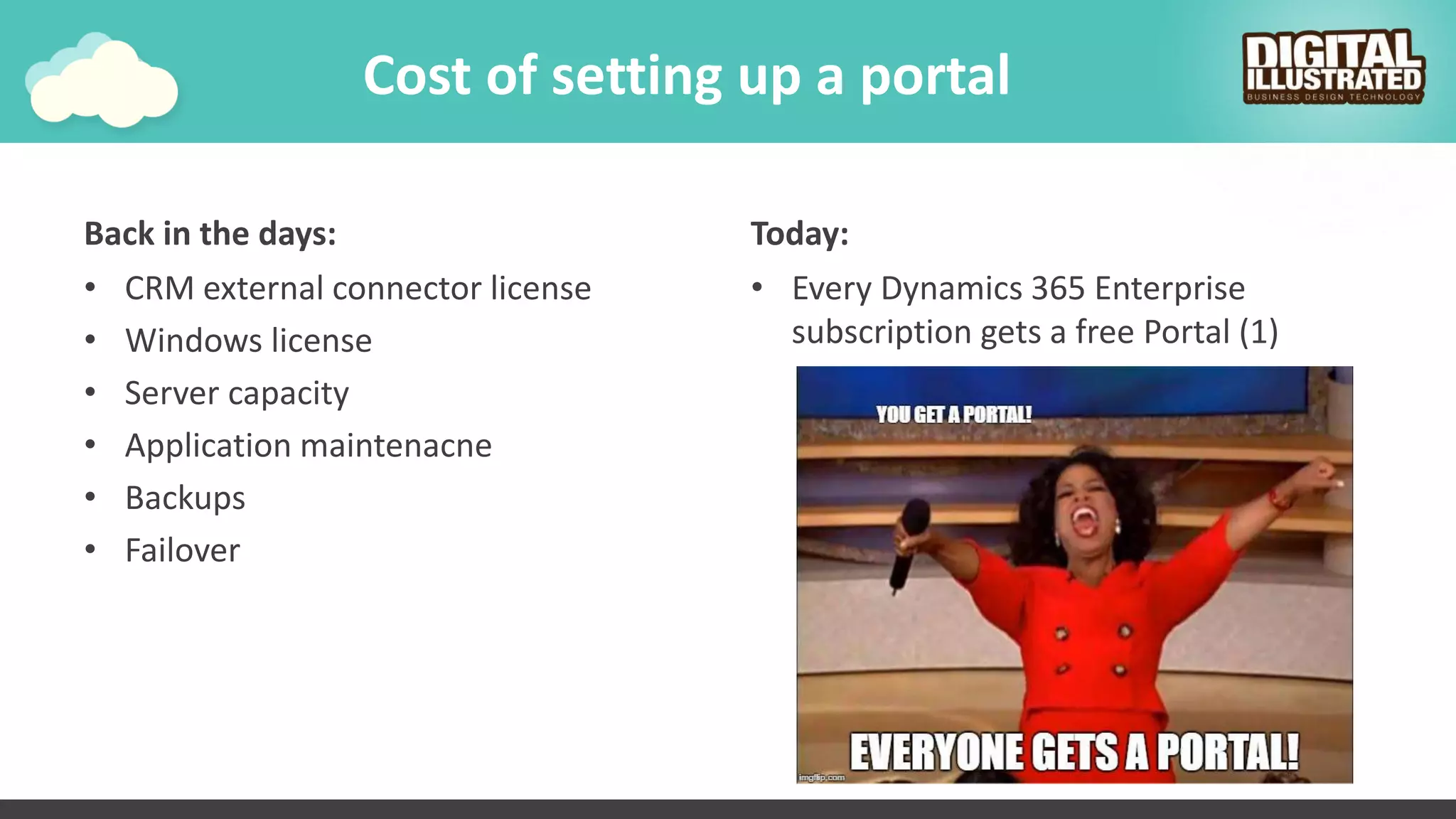 Customer engagement solution architecture and Dynamics 365 Portals | PPTX | Internet | Computing