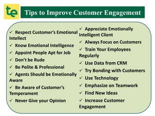17 Ways to Improve Customer Engagement using Emotional Intelligence | PPTX
