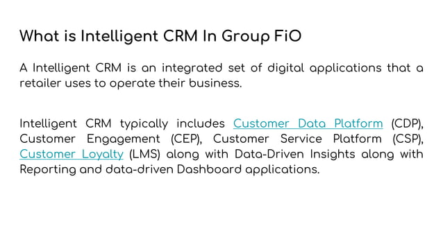 Customer engagement with iCRM | PPT