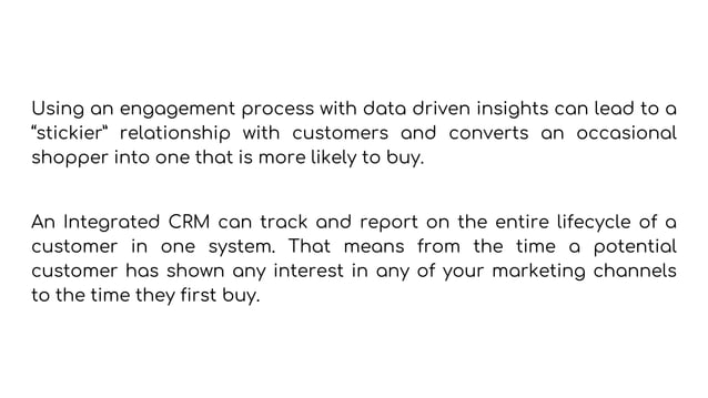 Customer engagement with iCRM | PPT