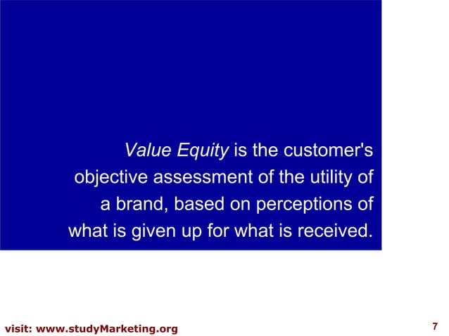 Customer equity | PPT