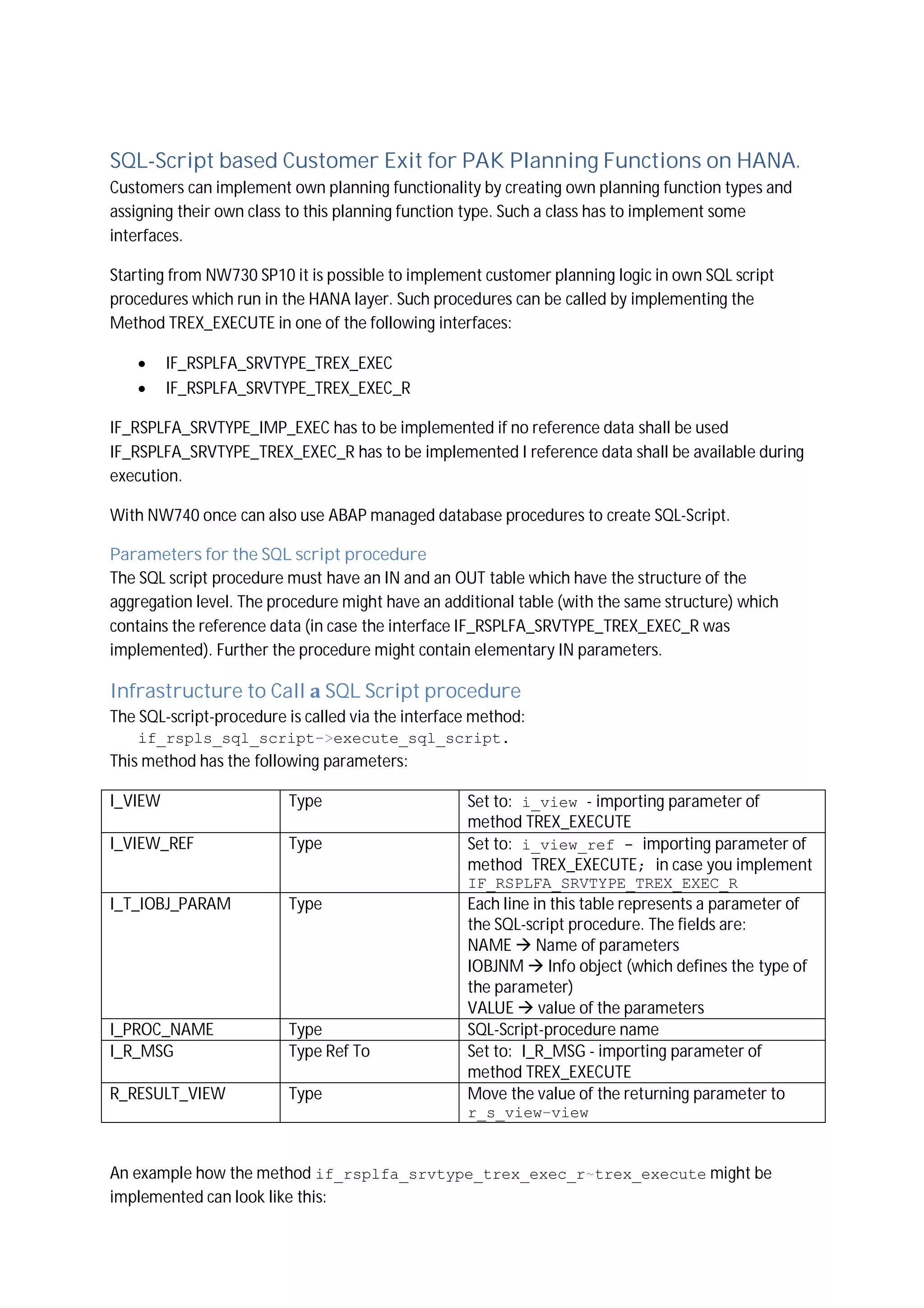 Planning function on BPC hana system | PDF | Databases | Computer Software and Applications