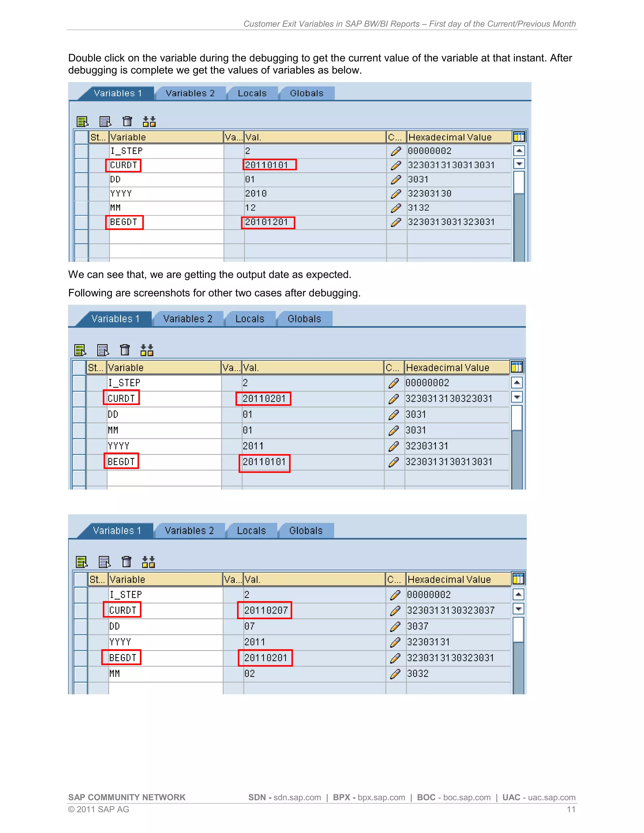 Customer exit variables in sap | PDF