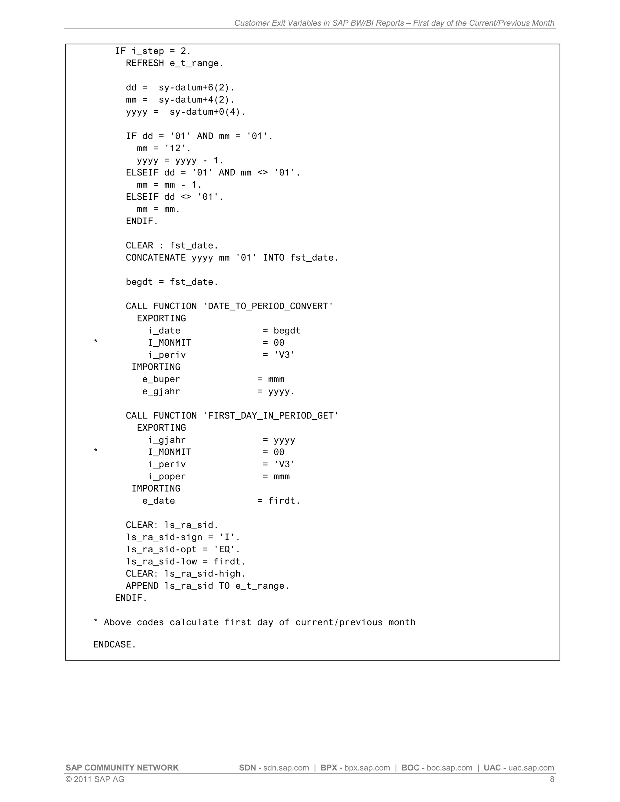 Customer exit variables in sap | PDF
