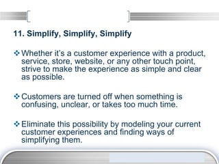 Customer experience | PPTX