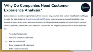Customer Experience Analysis | PPTX