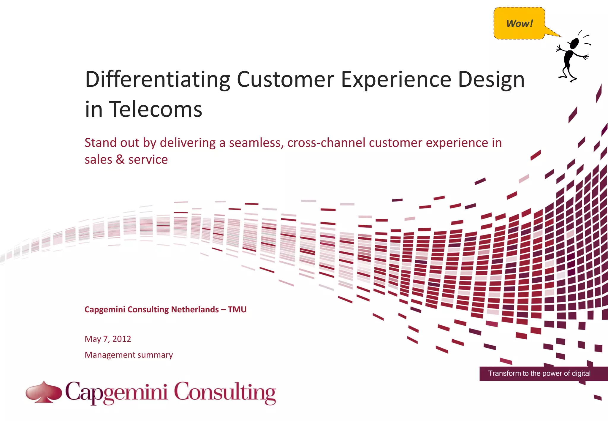 Cross-Channel Customer Experience Design in Telecommunications | PDF