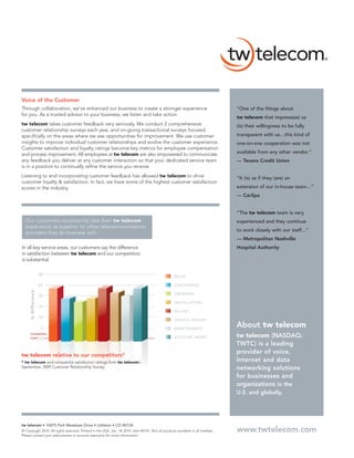 Customer Experience Flyer | PDF