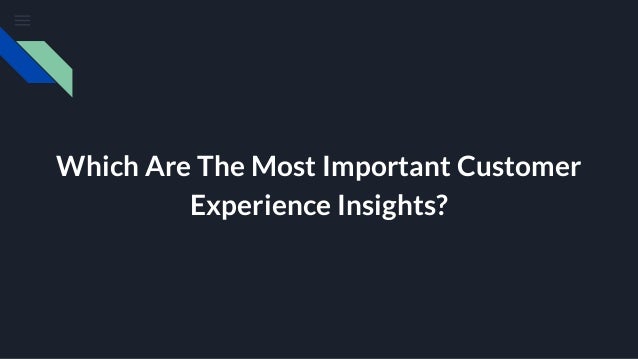 Customer Experience Insights | PDF