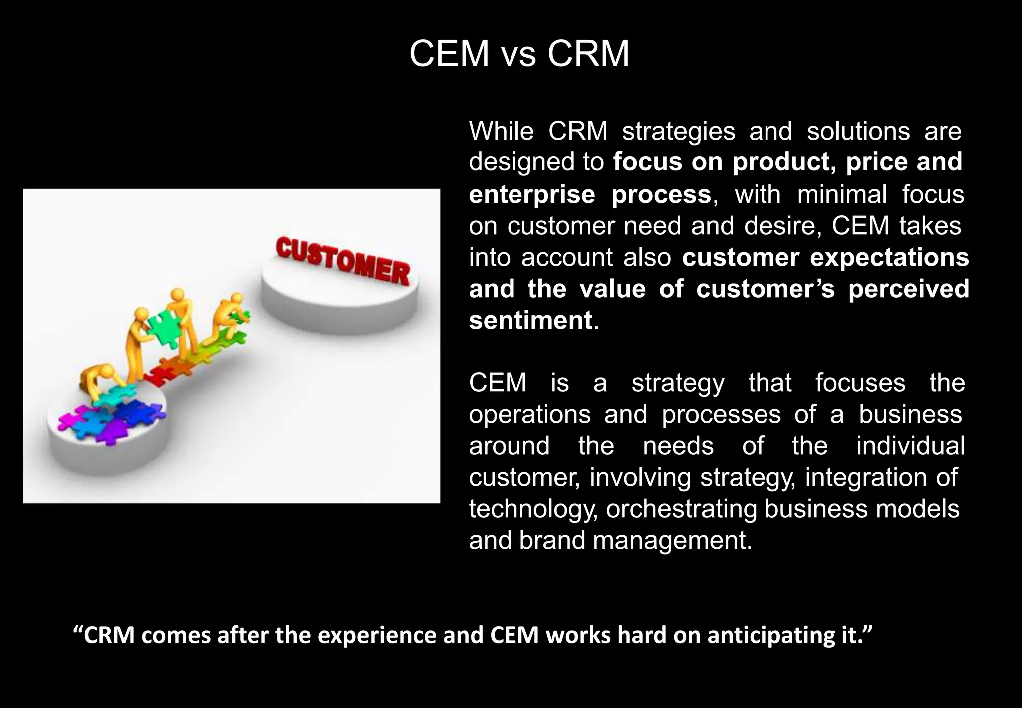 Customer experience management (cem) | PPTX