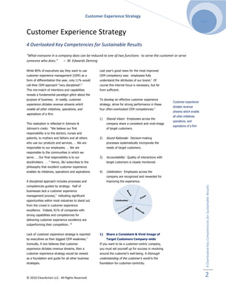Customer experience strategy_clear_actionwhitepaper | PDF