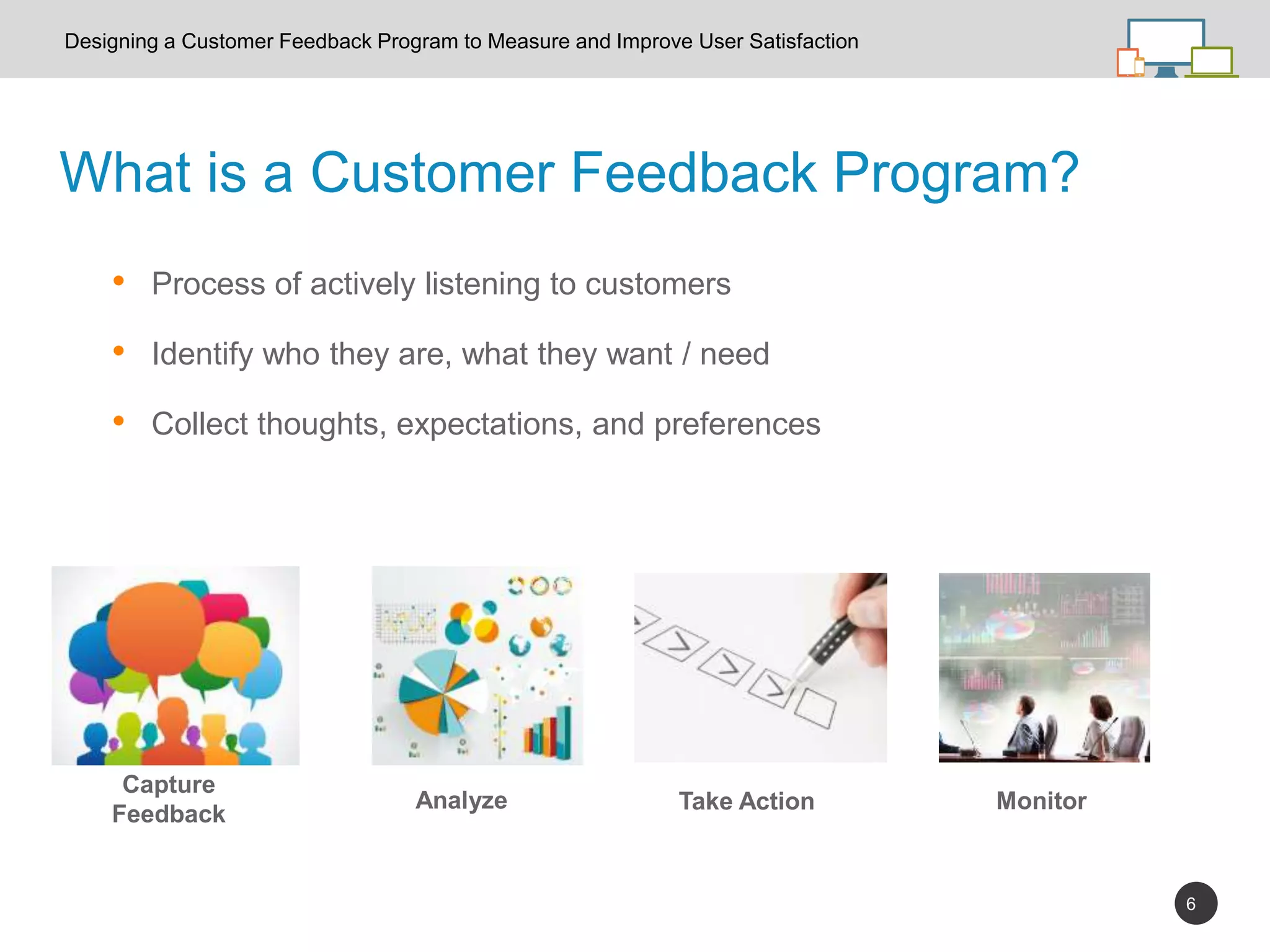 Designing a Customer Feedback Program to Measure and Improve User ...